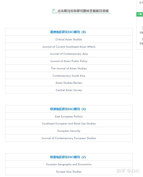 地理类&区域国别研究类SSCI期刊资讯（Q1&Q2） - 知乎