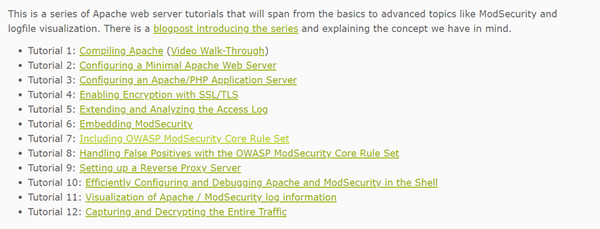 Modsecurity 教程 - 知乎