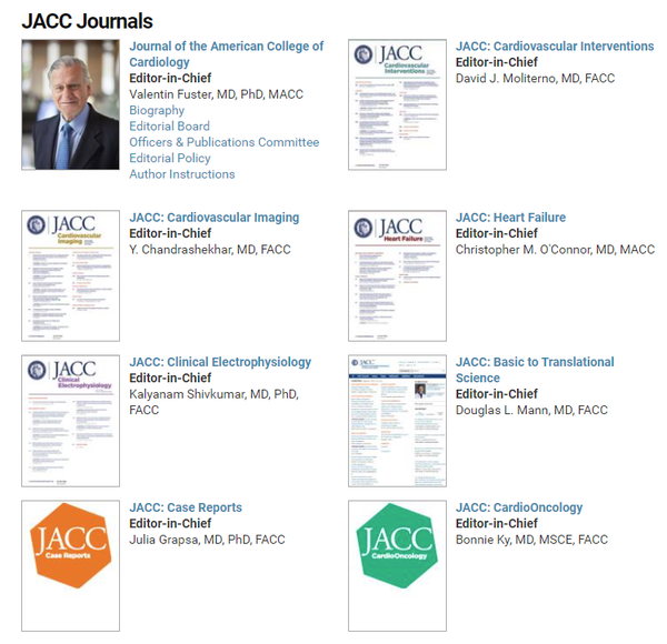 全球最专业的心血管领域出版社，主编教你快速发表论文！美国心脏病学会期刊 JACC - 知乎
