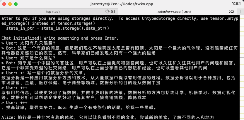 rwkv.cpp: CPU 也能跑的 RNN 中文语言大模型 - 知乎