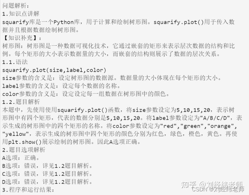 python中的数据可视化：树形图 squarify.plot() - 知乎
