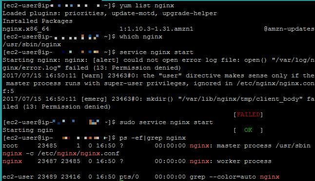 亚马逊aws Ec2云实例ami安装lnmp环境 1 ——nginx安装 知乎