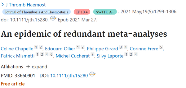 4个RCT竟然发了20篇meta分析！这么火爆的选题，你敢跟吗？ - 知乎