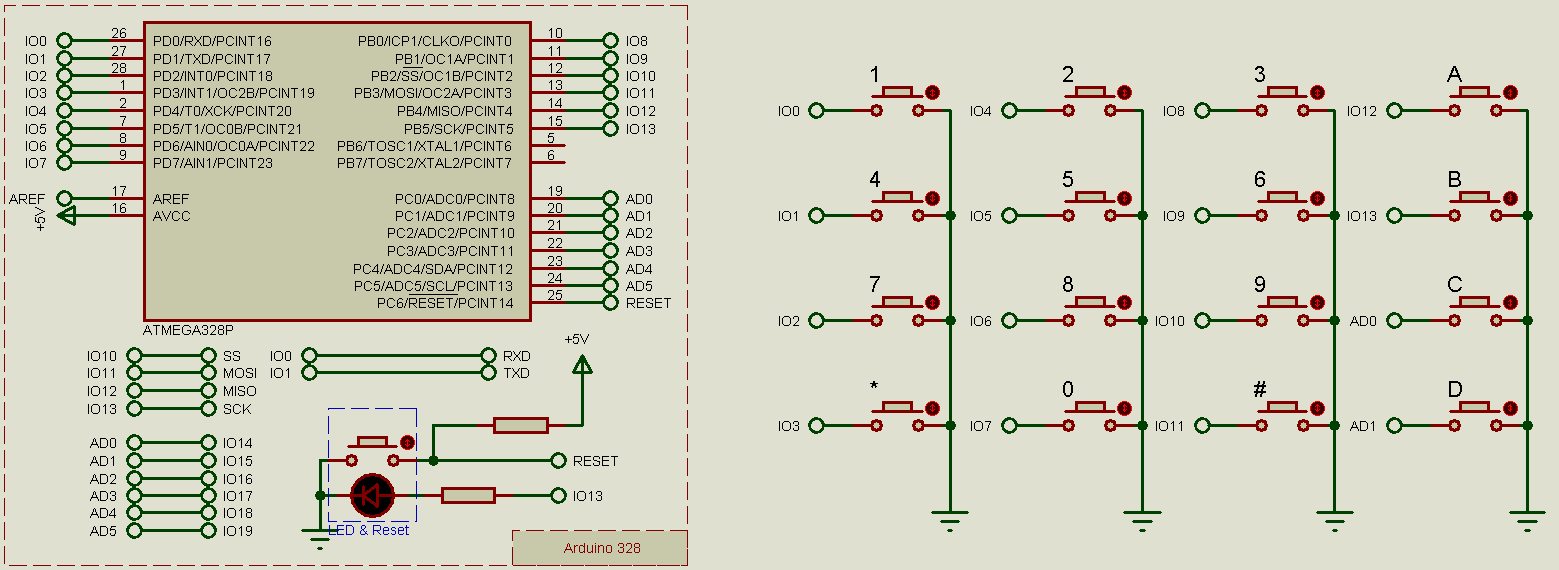 Proteus设计：读取矩阵键盘 - 知乎