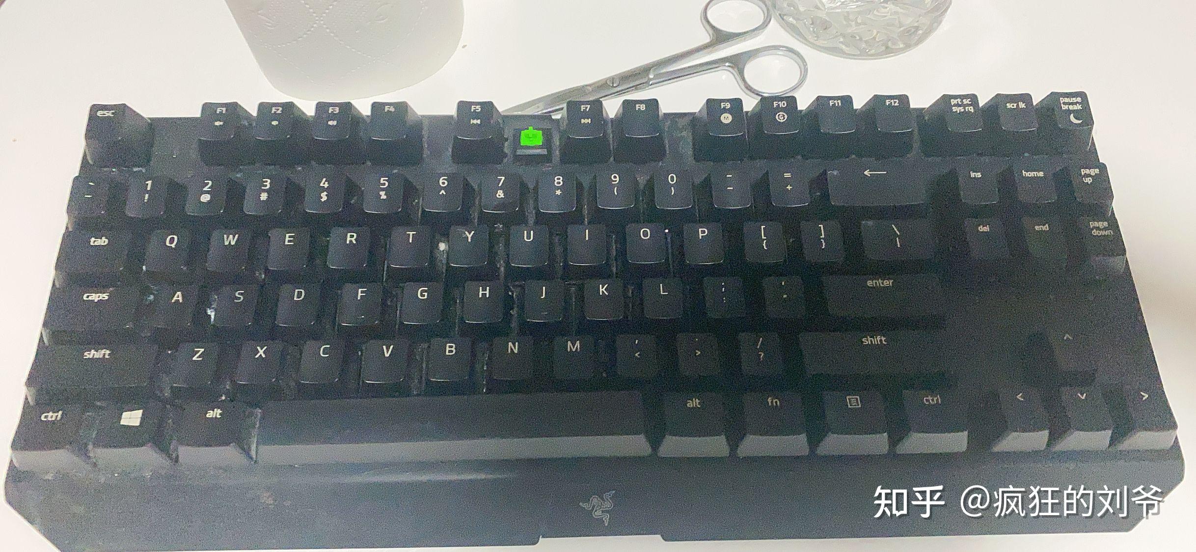 关于我40缘整把雷蛇87X无光键盘的事儿 - 知乎