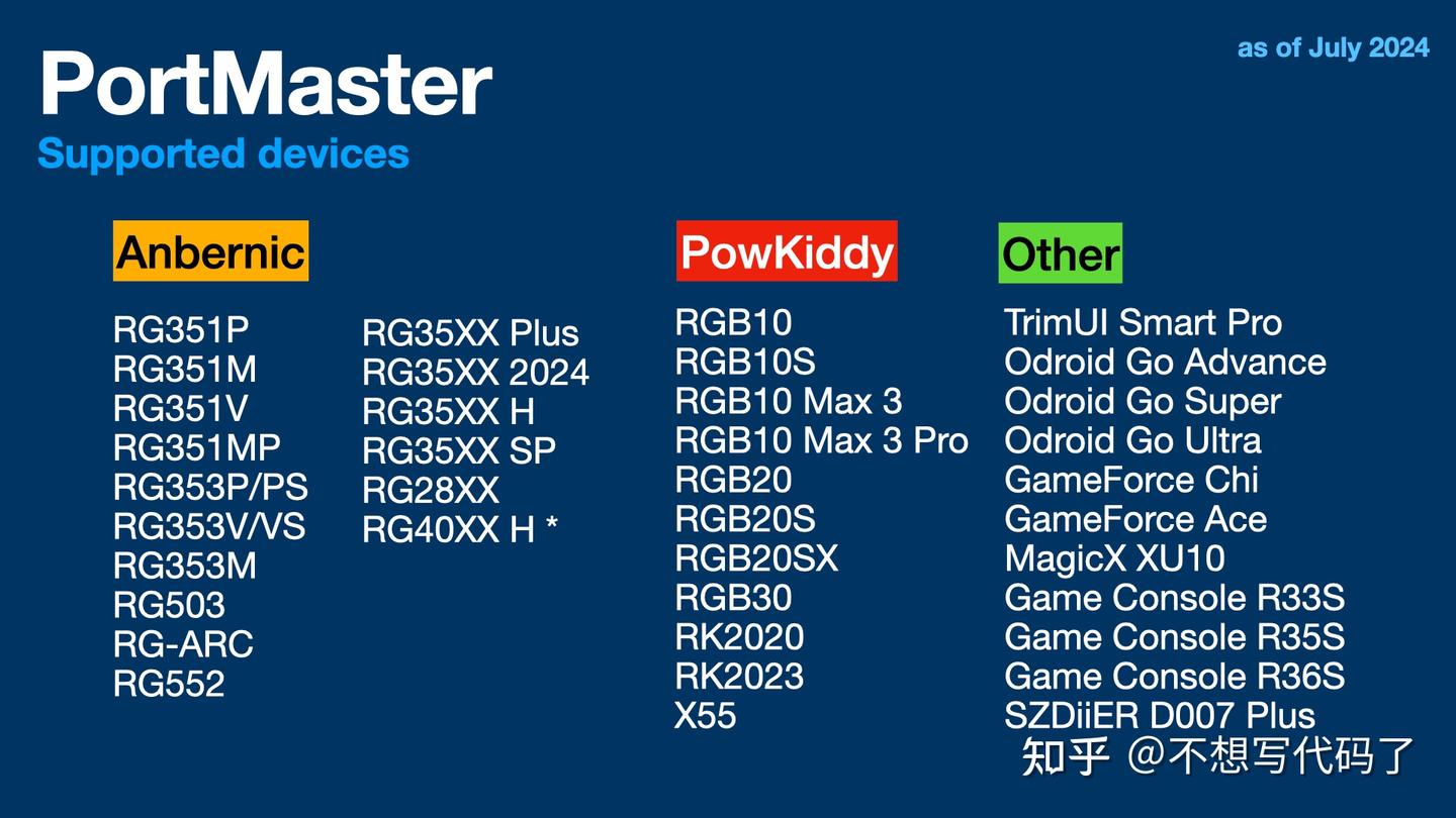 PortMaster 入门指南 - 知乎