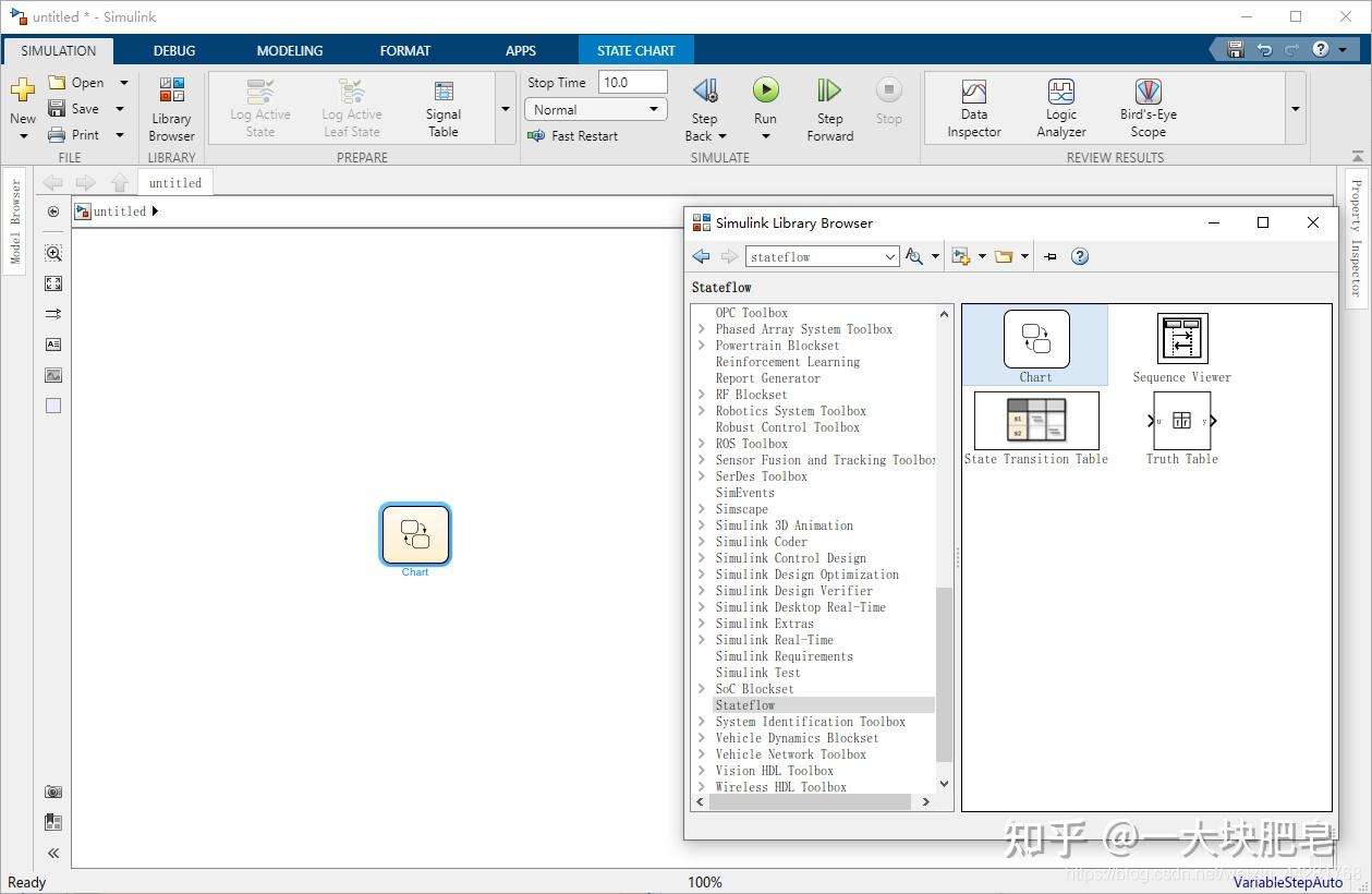 Simulink学习——stateflow快速入门（一）：构造和运行Stateflow图 - 知乎