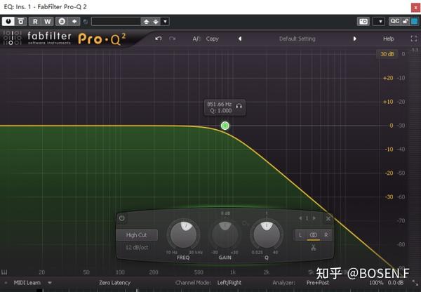 EQ效果器的常识 以Fabfilter Pro-Q 2为例 - 知乎