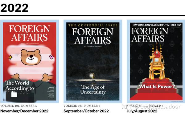 Foreign Affairs 外交事务杂志 - 知乎
