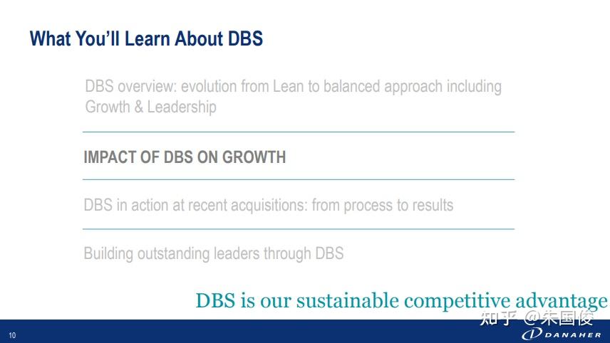 精益标杆介绍- 丹纳赫商业系统（DBS) - 知乎