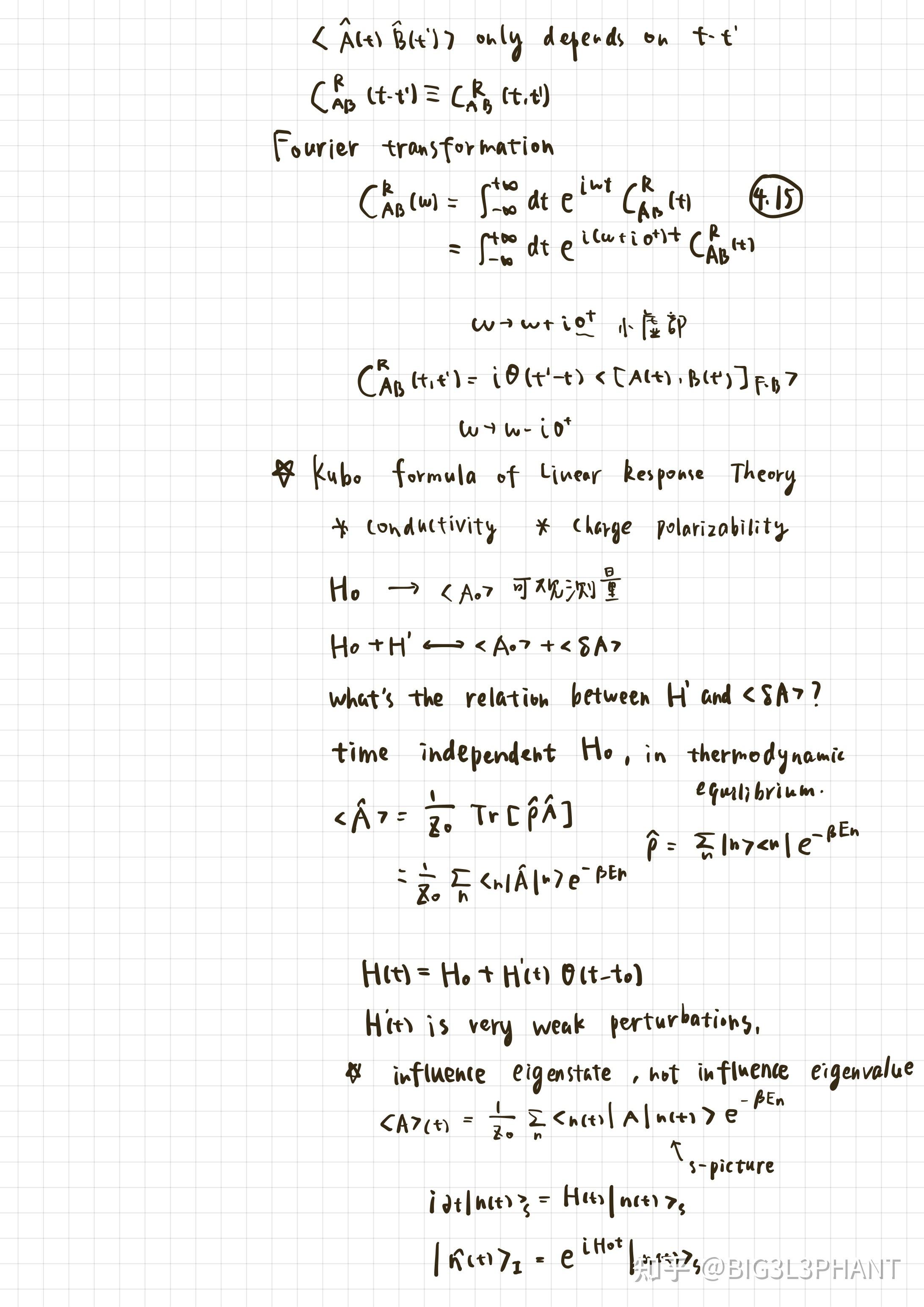 linear response theory - 知乎