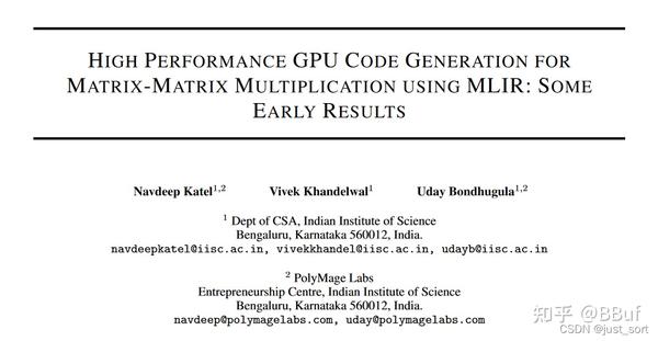 【论文解读】基于MLIR生成矩阵乘法的高性能GPU代码，性能持平cuBLAS - 知乎