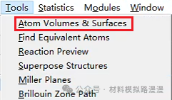 Materials Studio · Visualizer Tools 原子体积和表面（Atom Volumes & Surfaces） - 知乎