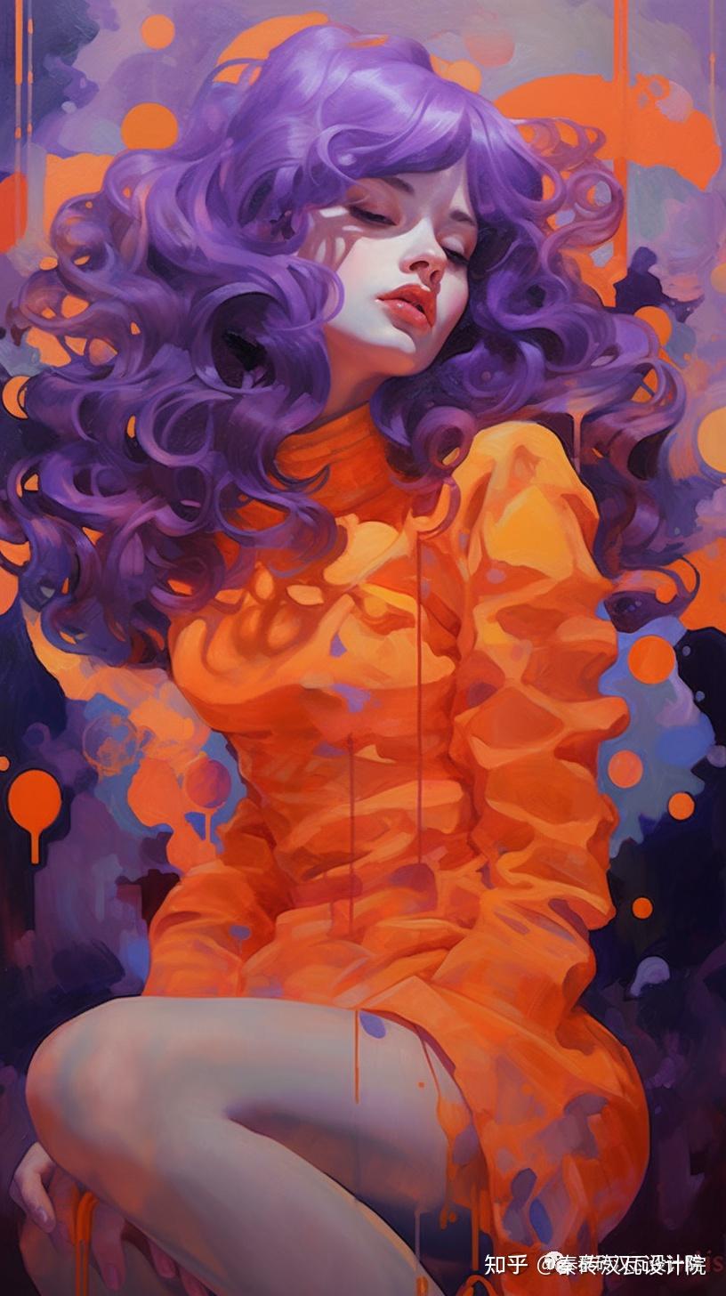 美图壁纸|James Jean简明风格的ai女孩 - 知乎