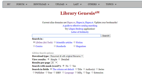 请问Library Genesis怎么进? - 知乎