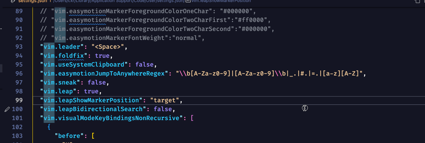 给 VSCodeVim 用户的福音，在 VSCodevim 中实现 Leap 打造最强移动插件 - 知乎