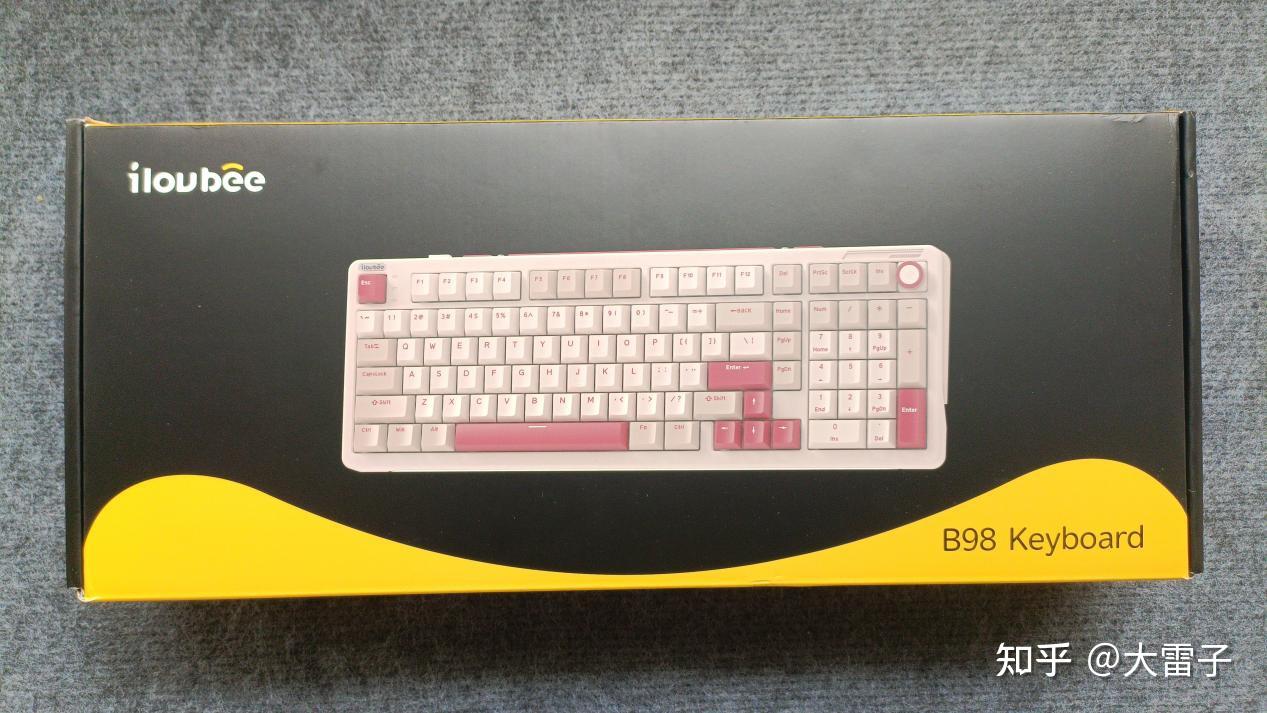 键盘新赛道“胶坨坨”机械键盘？手感极佳，声音在线的iLovbee B98三模机械键盘开箱评测 - 知乎
