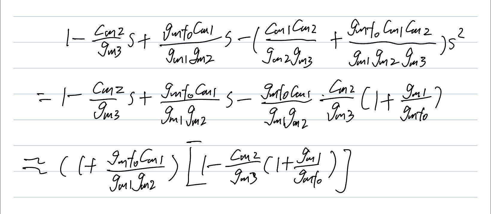 三级放大器MNMC补偿结构传函理解 - 知乎