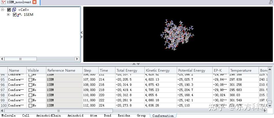 Discovery Studio官方教程（Help-Tutorials） 分子动力学模拟 - 知乎