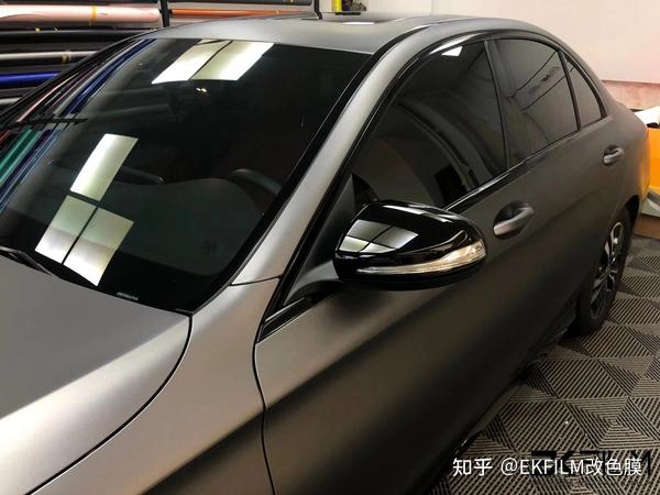 奔驰C200L汽车EK改色膜AMG山灰 - 知乎