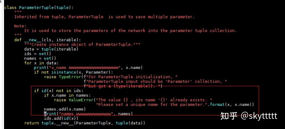 报错：The value parameter,it's name 'xxxx' already exsts. please set a unique name for the ...