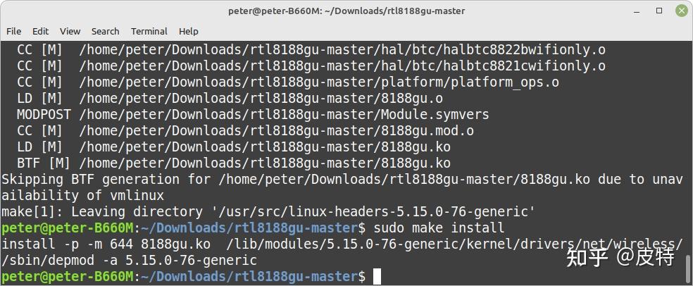 Ubuntu Linux上安装TP-LINK WN726N USB无线网卡驱动或Realtek RTL8188GU芯片驱动程序 - 知乎