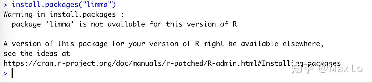 R包安装报错：loading required package: limma - 知乎