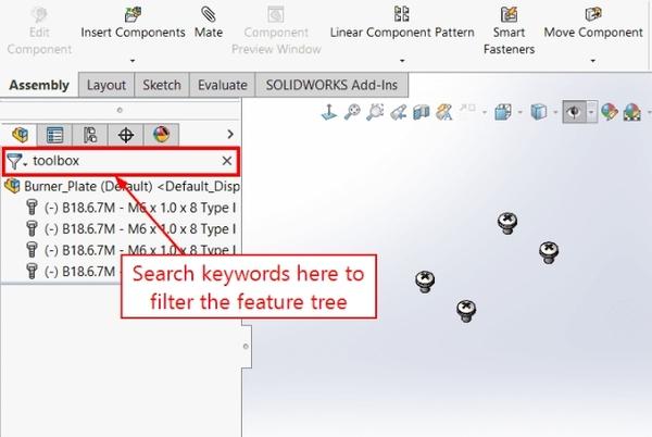 SOLIDWORKS 特征树快捷键 - 知乎