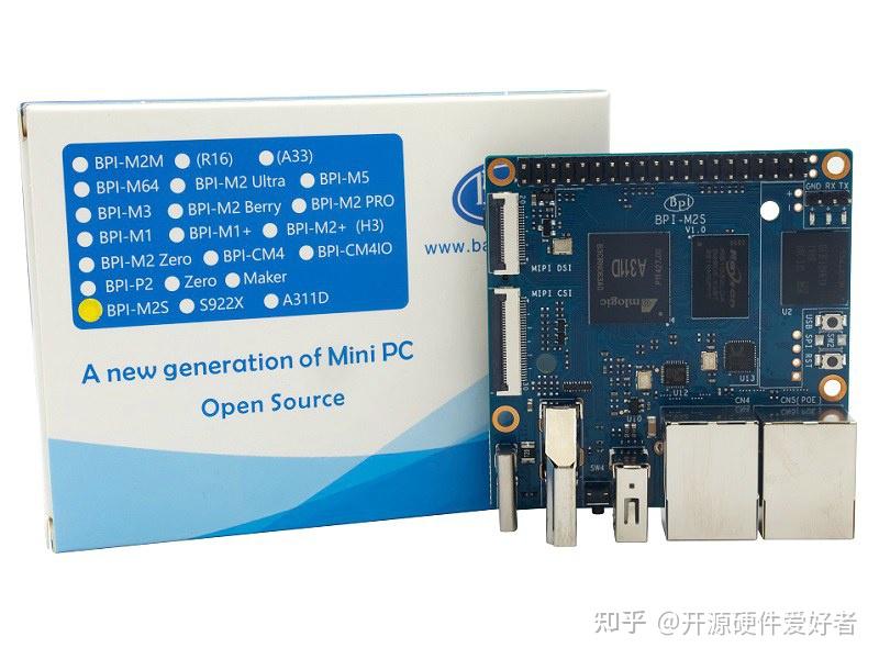 Banana Pi BPI-M2S Amlogic A311D AI开发板快速使用说明 - 知乎