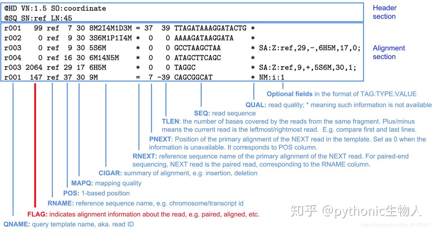 NGS数据格式02-SAM/BAM最详细解读 - 知乎