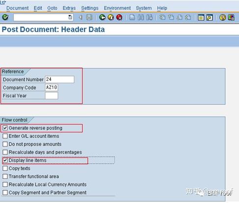 SAP FI课程 3.9 会计凭证的冲销 - 知乎