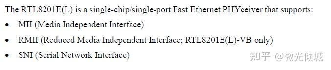 RTL8201网络芯片讲解 - 知乎
