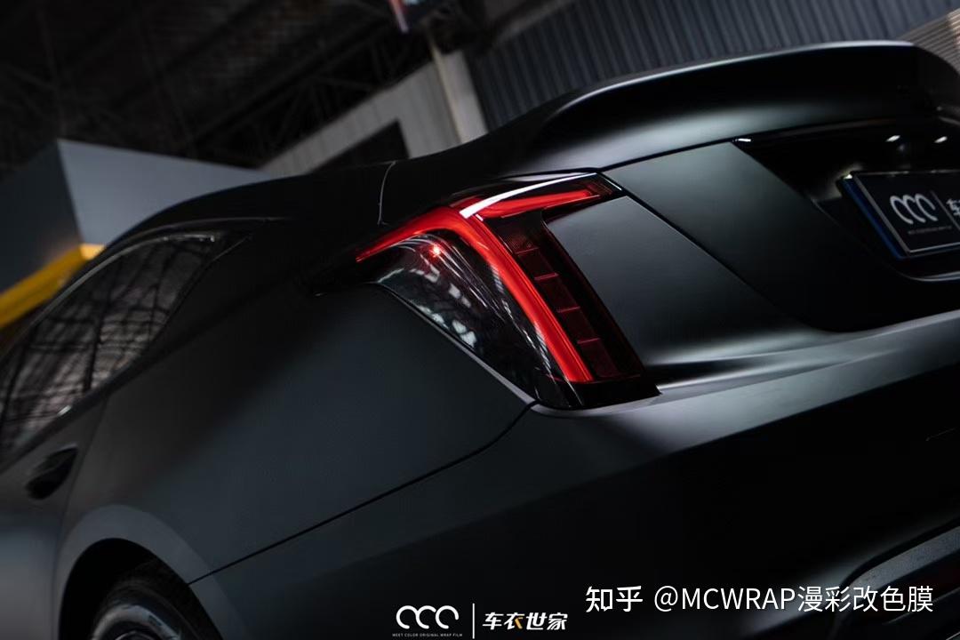 凯迪拉克CT5 漫彩改色膜PET超亚黑 - 知乎