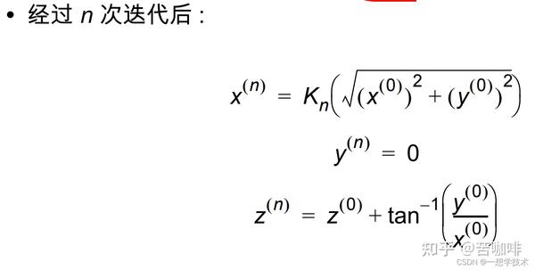 基于cordic算法fpga的实现 知乎