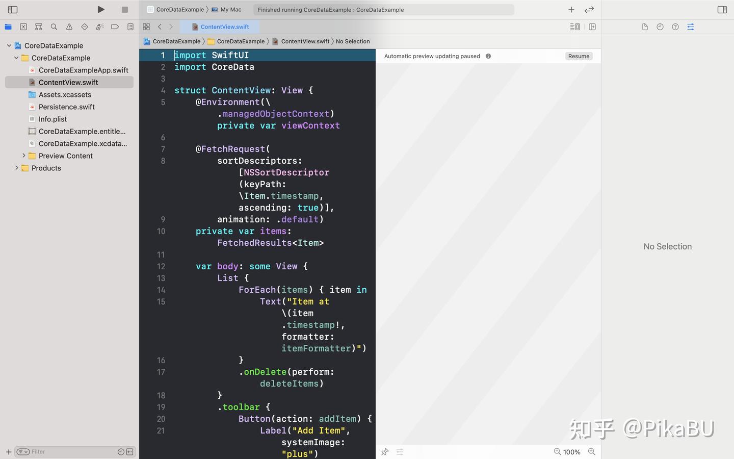 swiftUI开发macOS应用程序（一）创建使用CoreData的应用程序 - 知乎