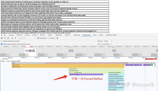 React 中的 Forced Reflow 问题及优化 - 知乎
