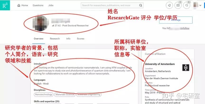 推荐！全球科研学术交流平台——ResearchGate应用简介 - 知乎