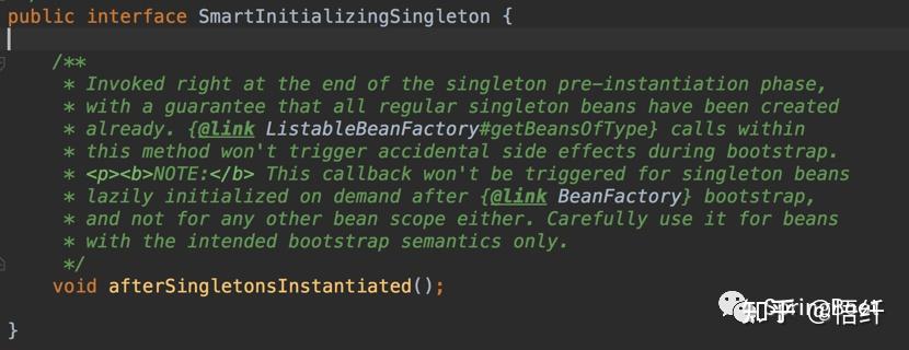 SpringBoot/Spring扩展点系列之SmartInitializingSingleton - 第436篇 - 知乎