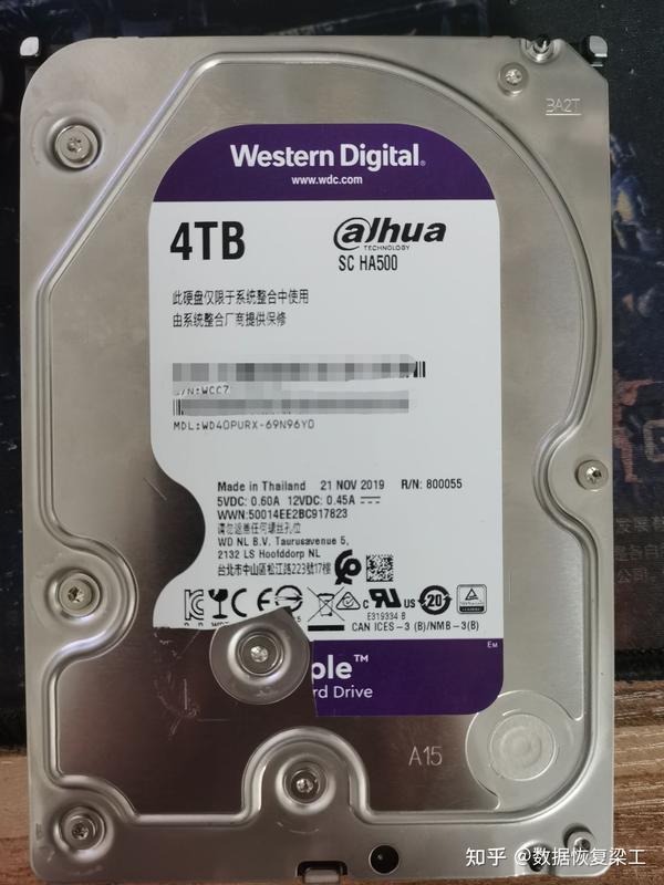 WD4T紫盘开盘数据恢复成功 - 知乎
