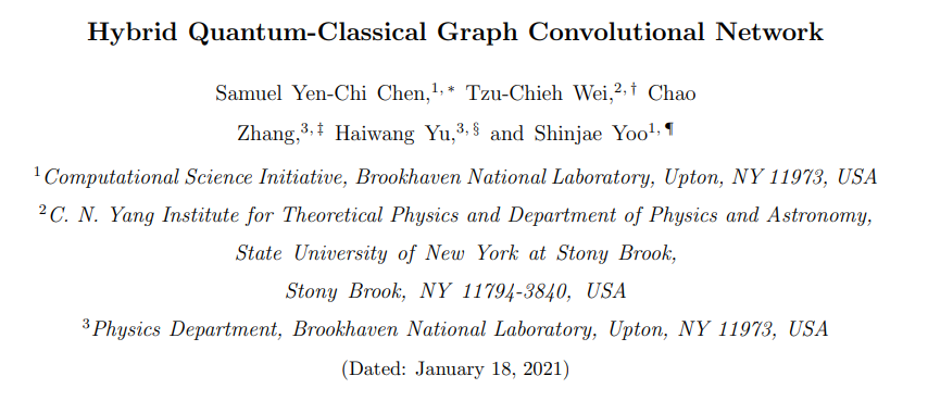 论文速读（一）:Hybrid Quantum-Classical Graph Convolutional Network - 知乎