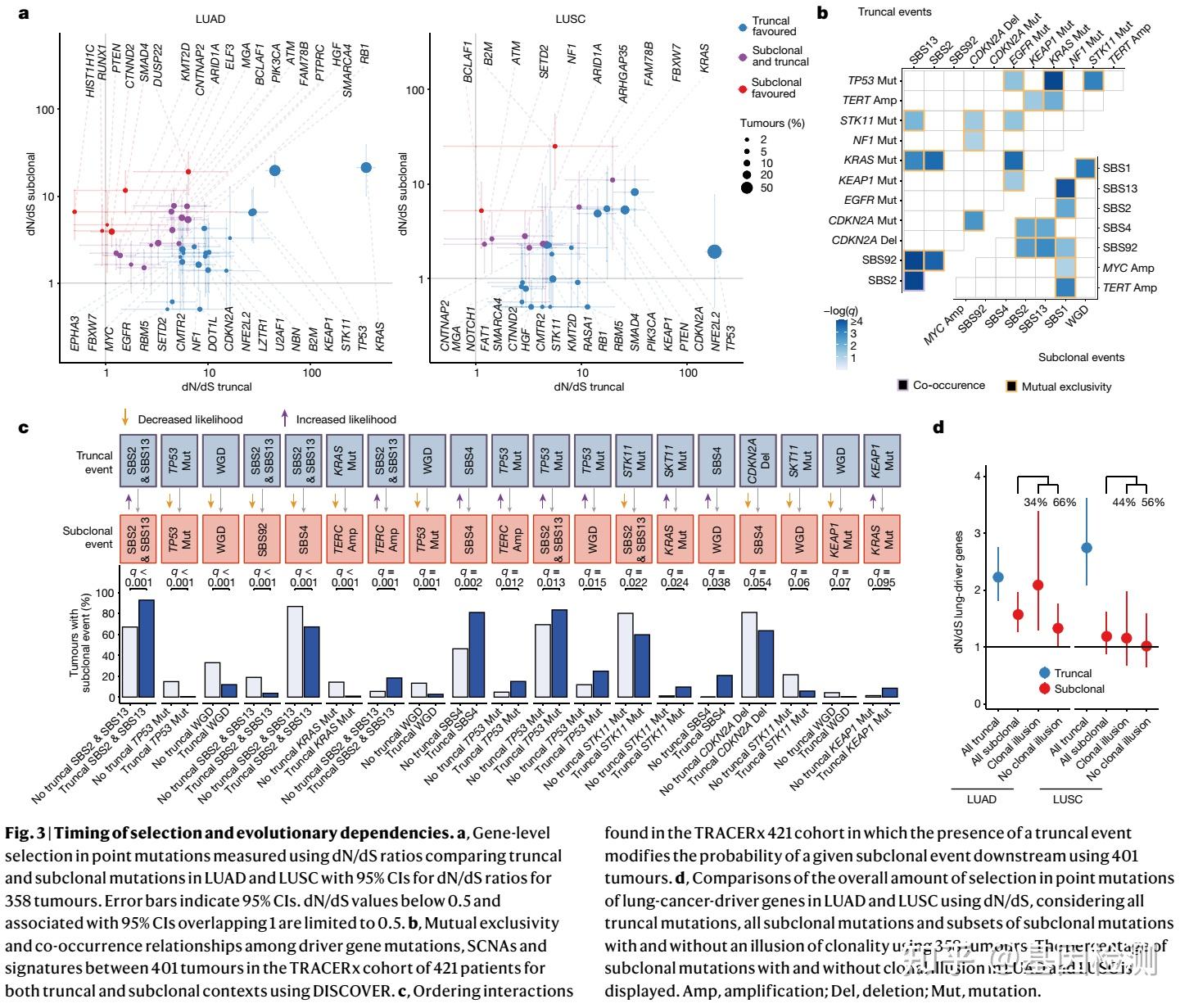 肺癌的进化及TRACERx亚克隆选择的影响 - 知乎