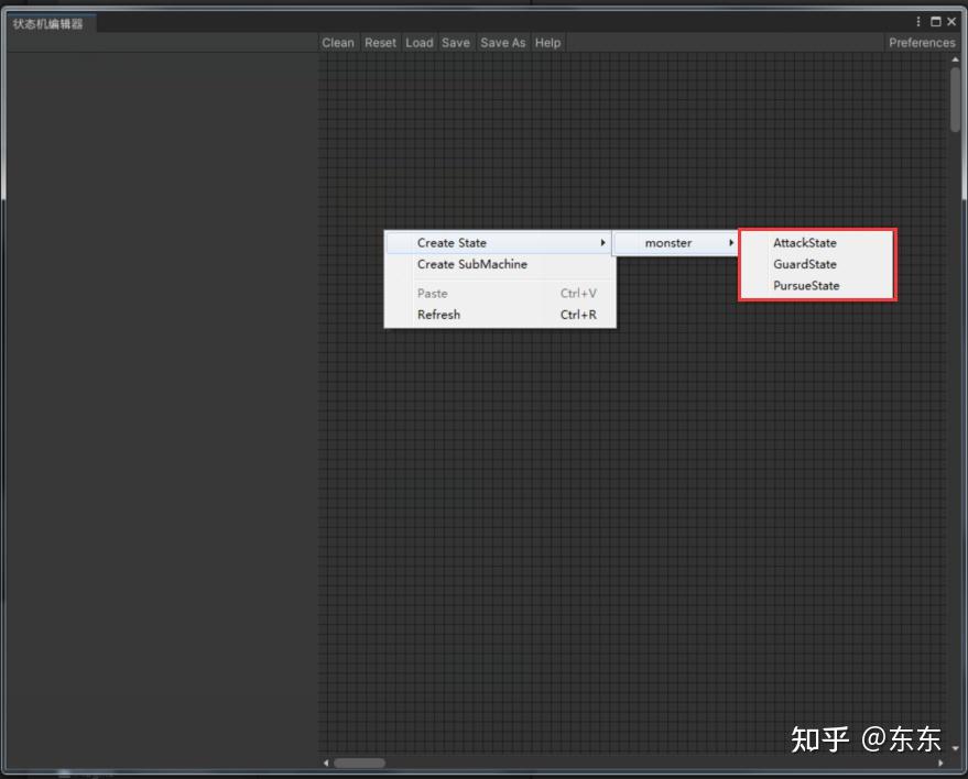 Unity分层有限状态机编辑器 - 知乎