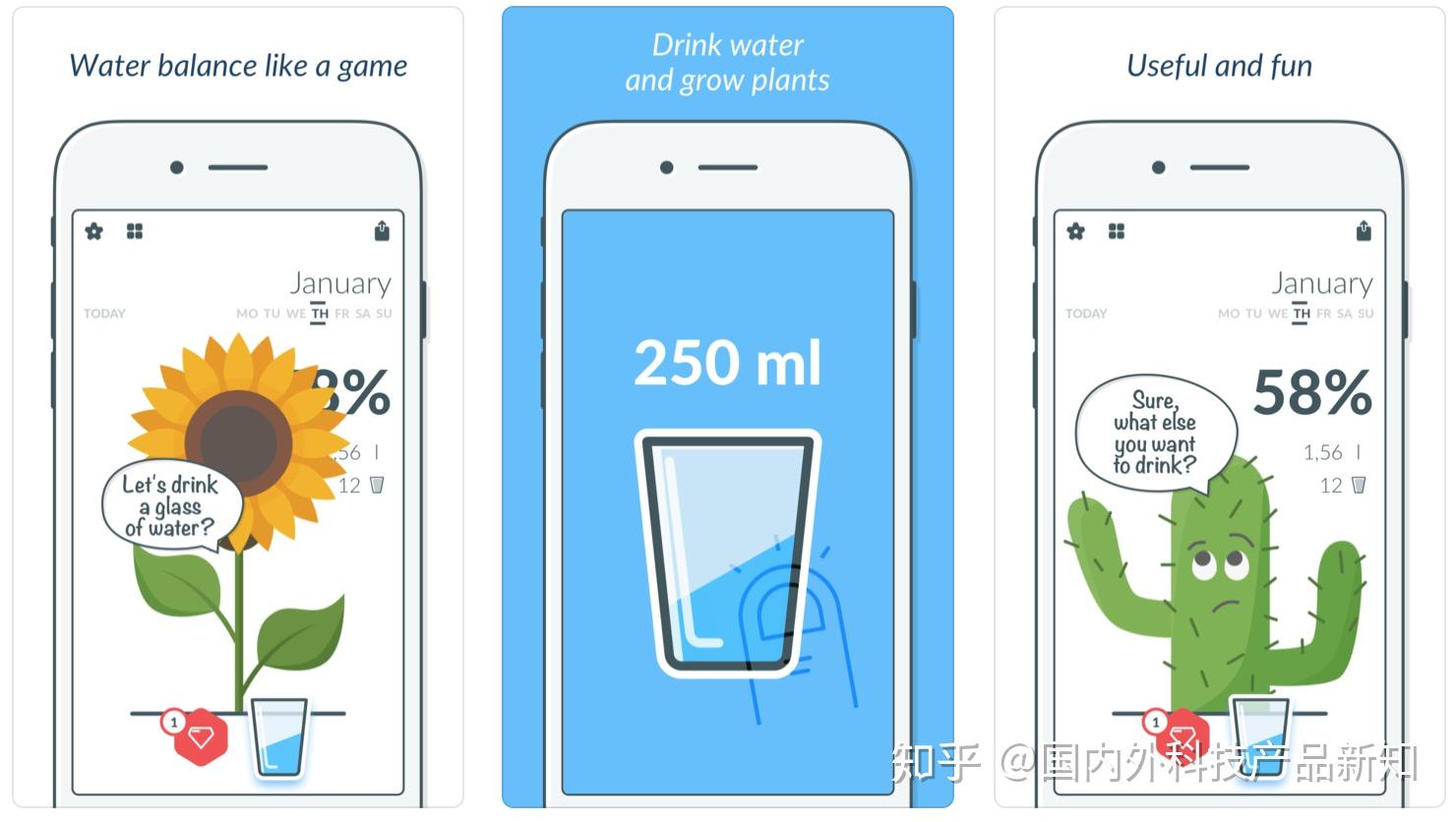 萌系大行其道 6款让你爱不释手的喝水 APP 推荐 - 知乎