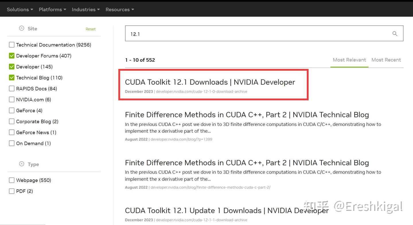 环境配置：选择正确版本的CUDA和PyTorch安装(windows) - 知乎
