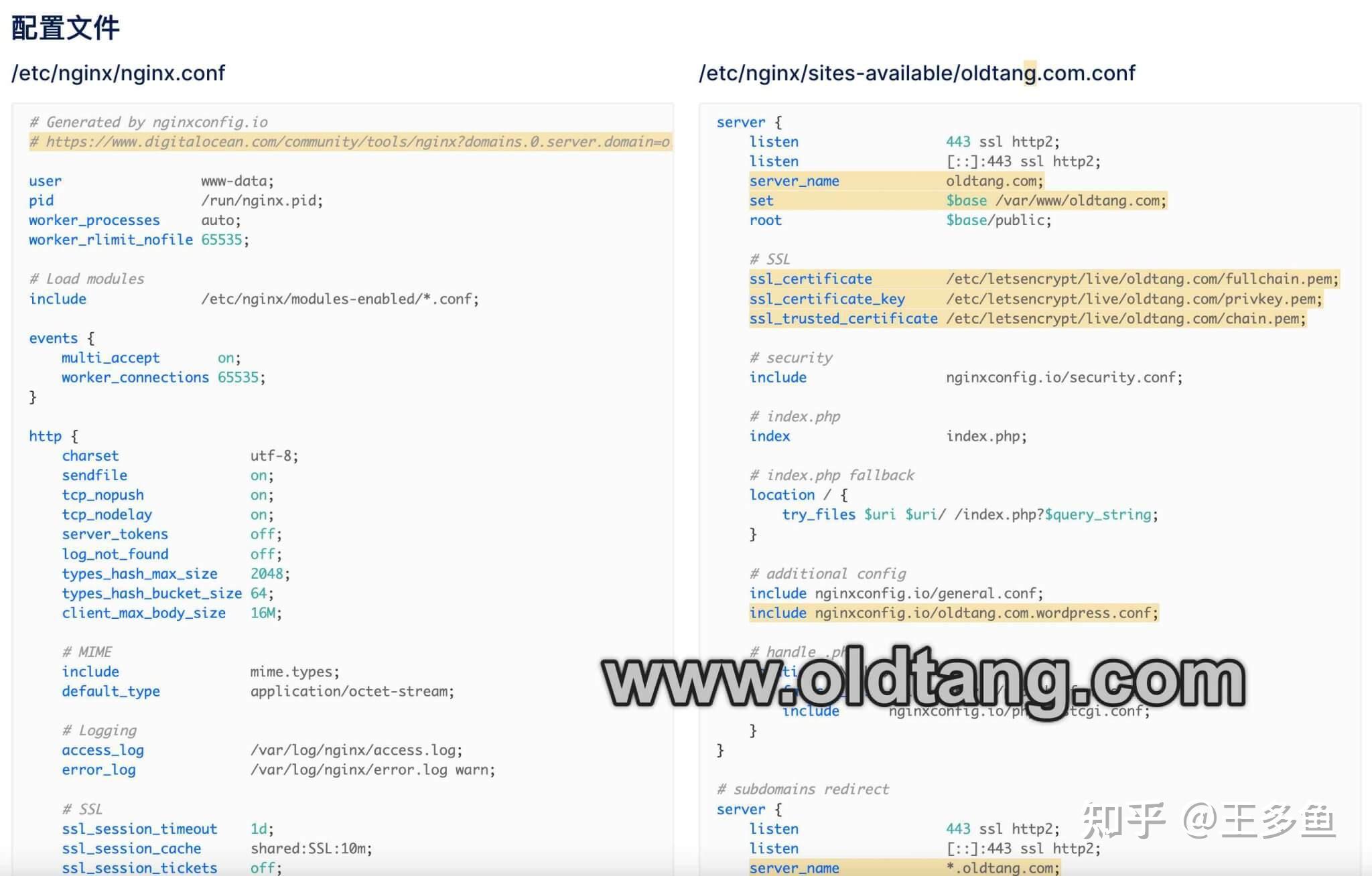 NGINXConfig：NGINX 服务器配置文件在线生成器 - 知乎