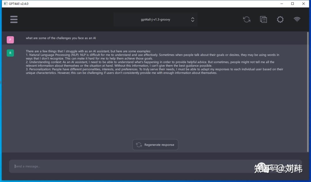 能运行在个人电脑上的GPT：GPT4ALL - 知乎