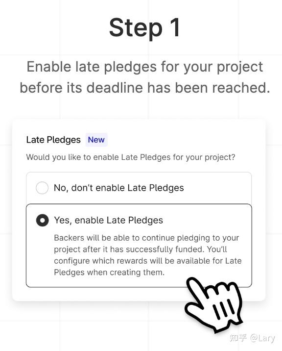 Kickstarter上线Late Pledges！详细介绍及操作细节！ - 知乎