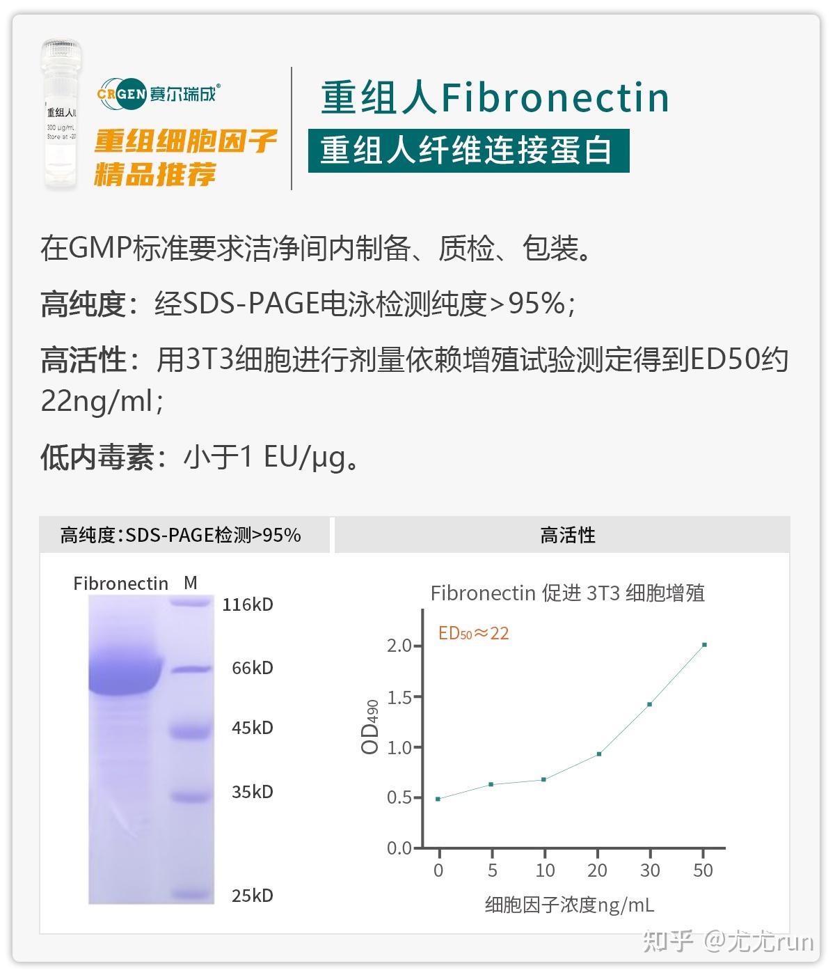 高活性重组人纤连蛋白（Recombinant human Fibronectin） - 知乎