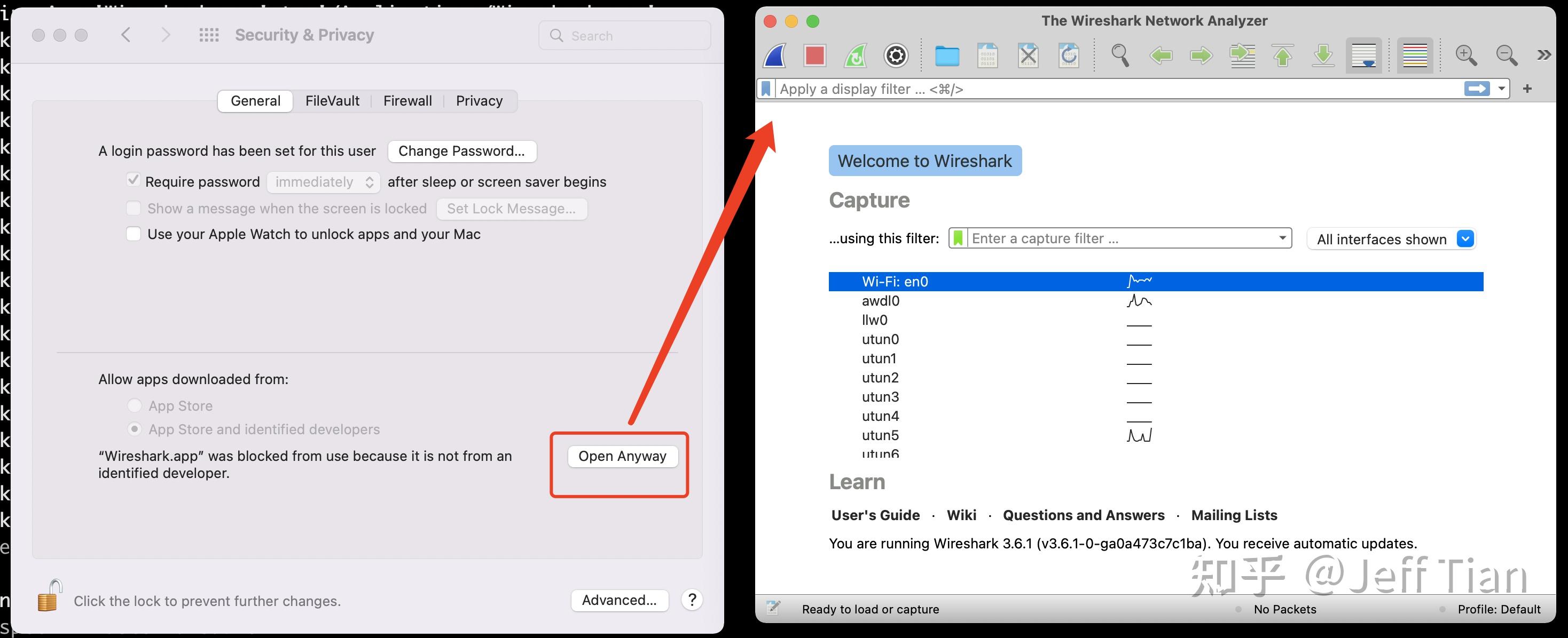 在 macOS 系统里成功运行 Wireshark - 知乎
