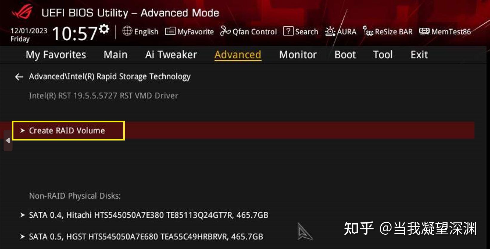 华硕B760组建SATA RAID并使用Intel傲腾与存储管理工具 - 知乎